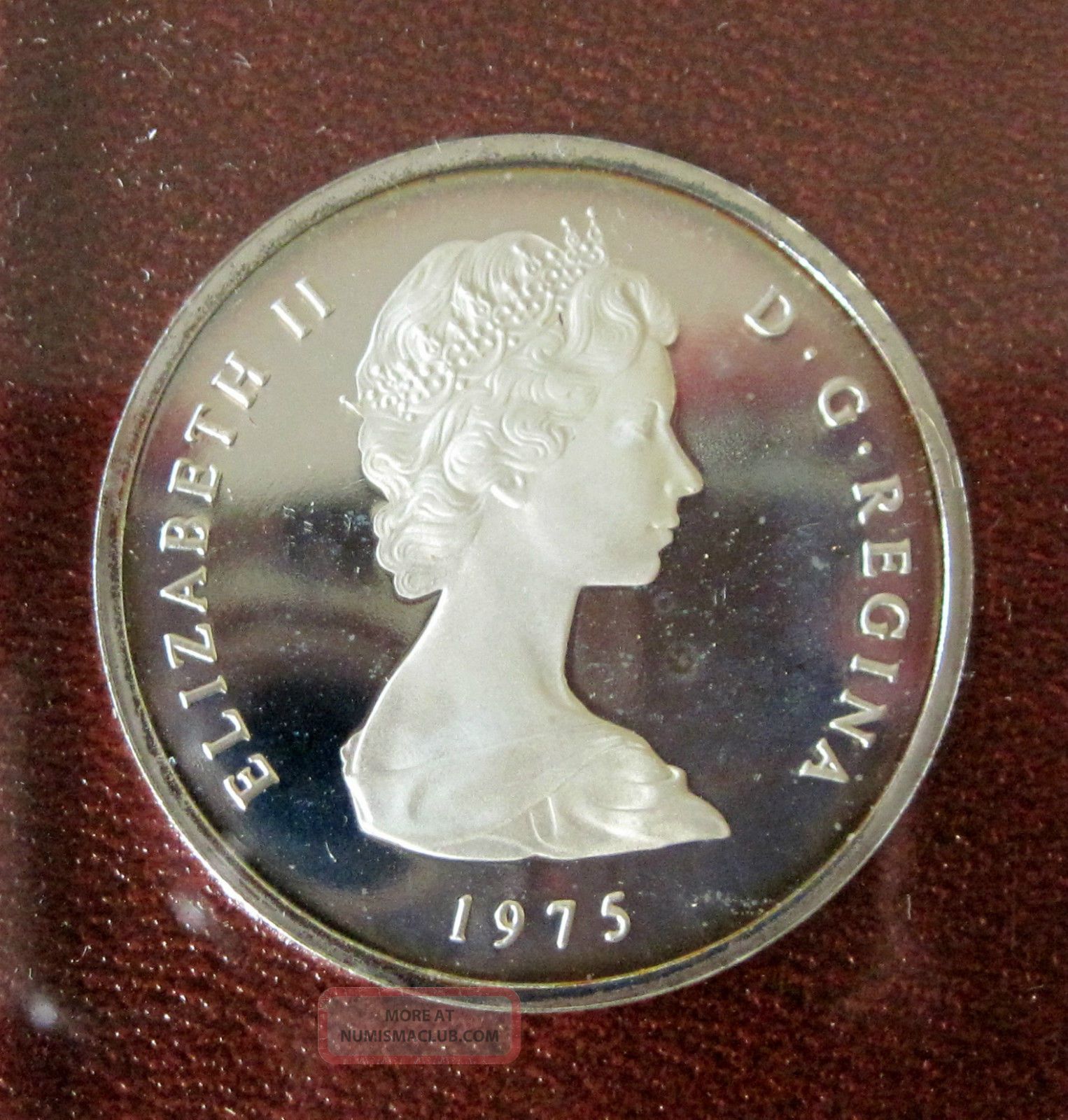 1975 Turks And Caicos Islands 20 Crowns Silver Proof With