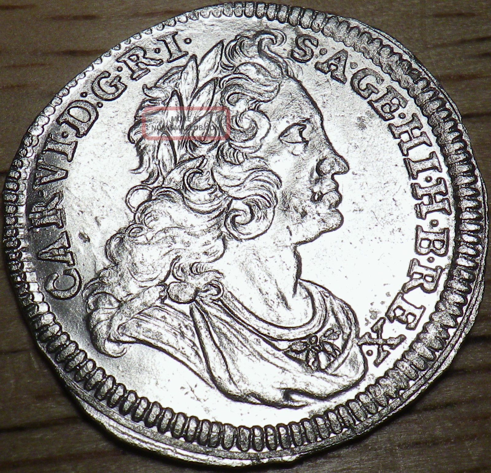 1734 Austria Silver 3 Kreuzer - Bu - Look