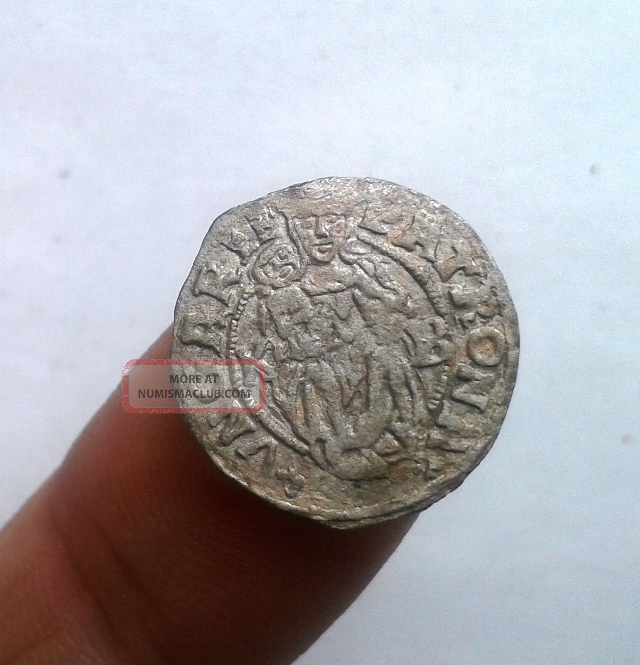 Hungary 1526 Ludovicus Medieval Silver Crusader Transylvania Romania
