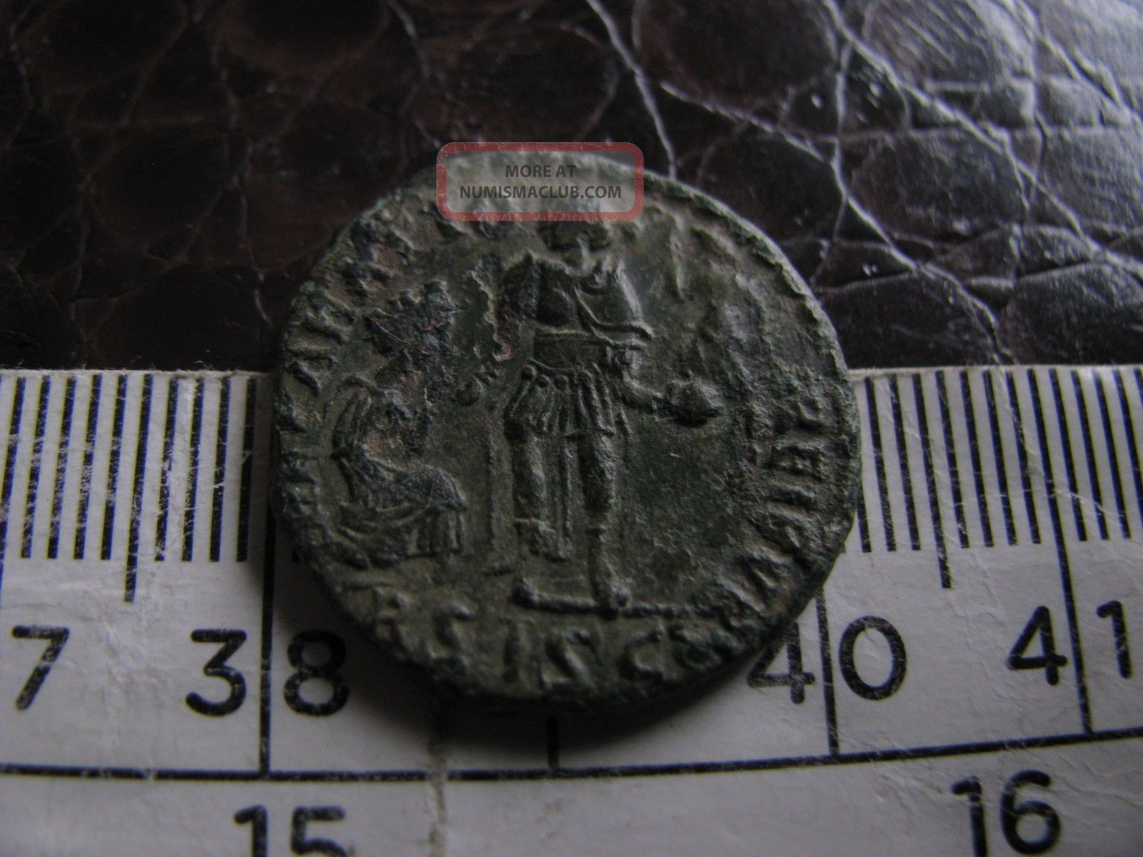 Ancient Roman Coin, Valentinian, Has Some Great Detail
