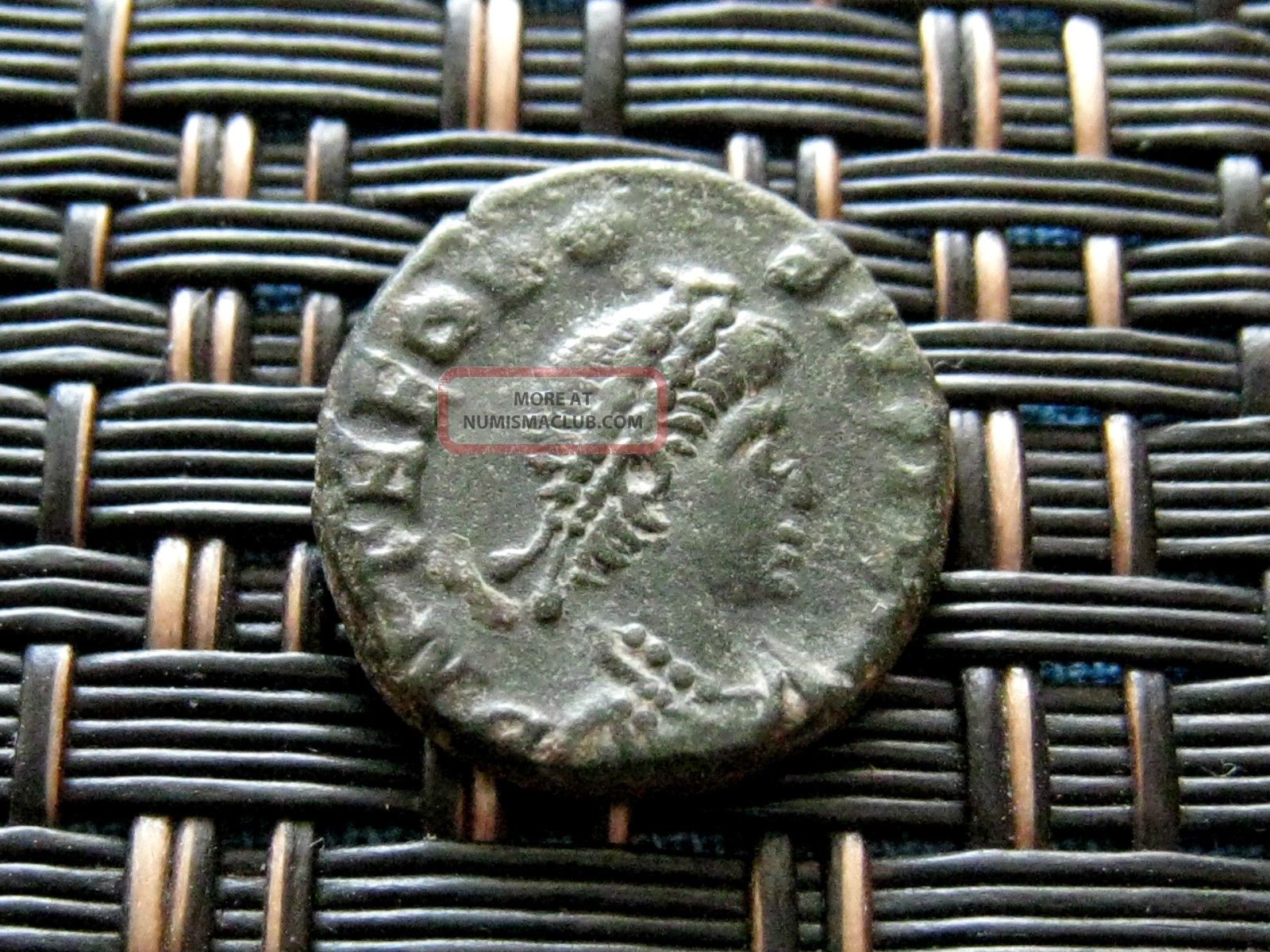 Theodosius I 379 - 395 Ad Ae4 Vot In Wreath Ancient Roman Coin