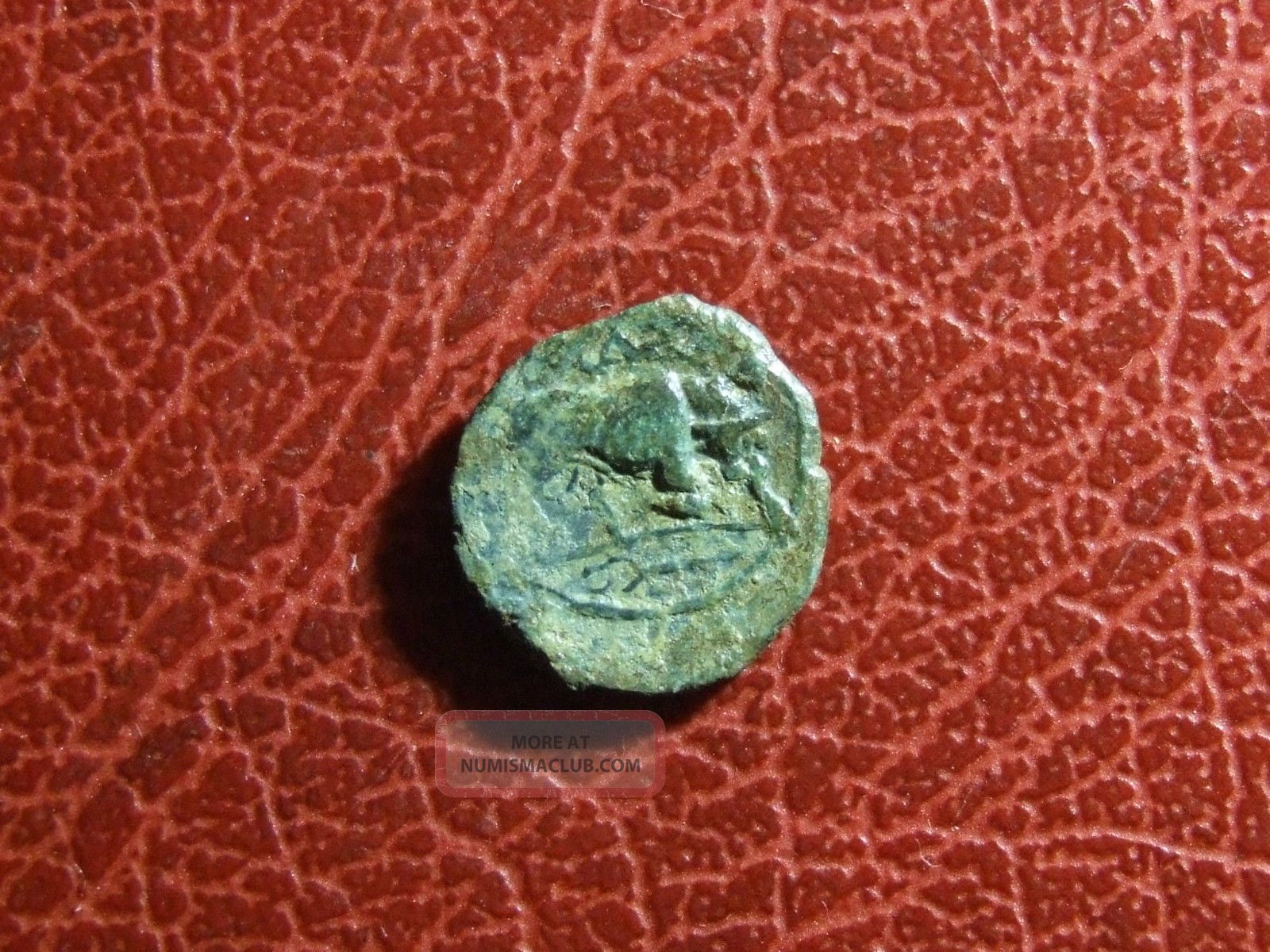 Gaule Transalpine Apollo ' S Head Bull Charging Ae15 Coin To Identify