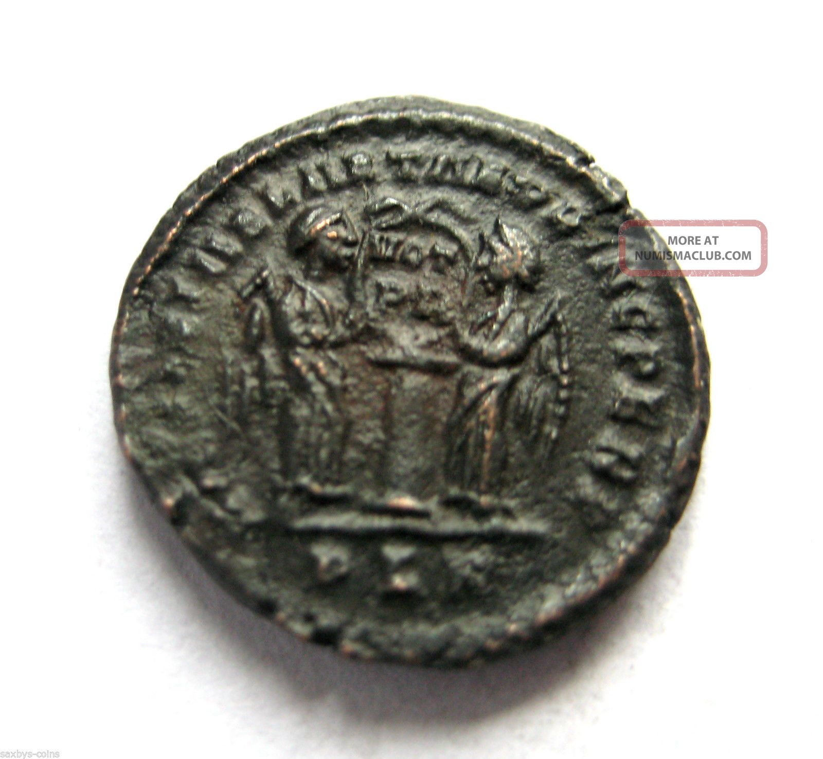 317 Ad British Found Emperor Crispus Roman Period Ae 3 Bronze Coin. London