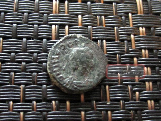 Theodosius I 379 - 395 Ad Ae4 Cross In Wreath Ancient Roman Coin