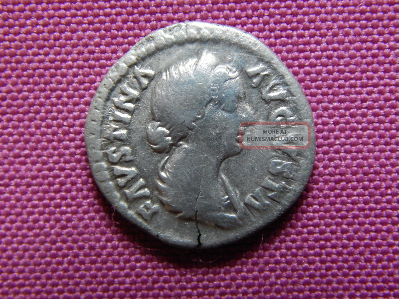 Faustina Ii, Rome, Ar Denarius, 161 - 175 Ad, Juno (ef) - Ric 698