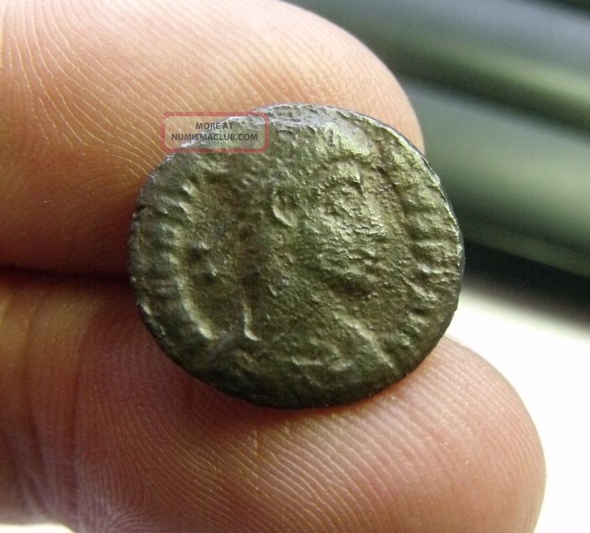 Ancient Roman Coin, Ae3, Constantius Ii. 337 Ad. Emperor & Phoenix In ...