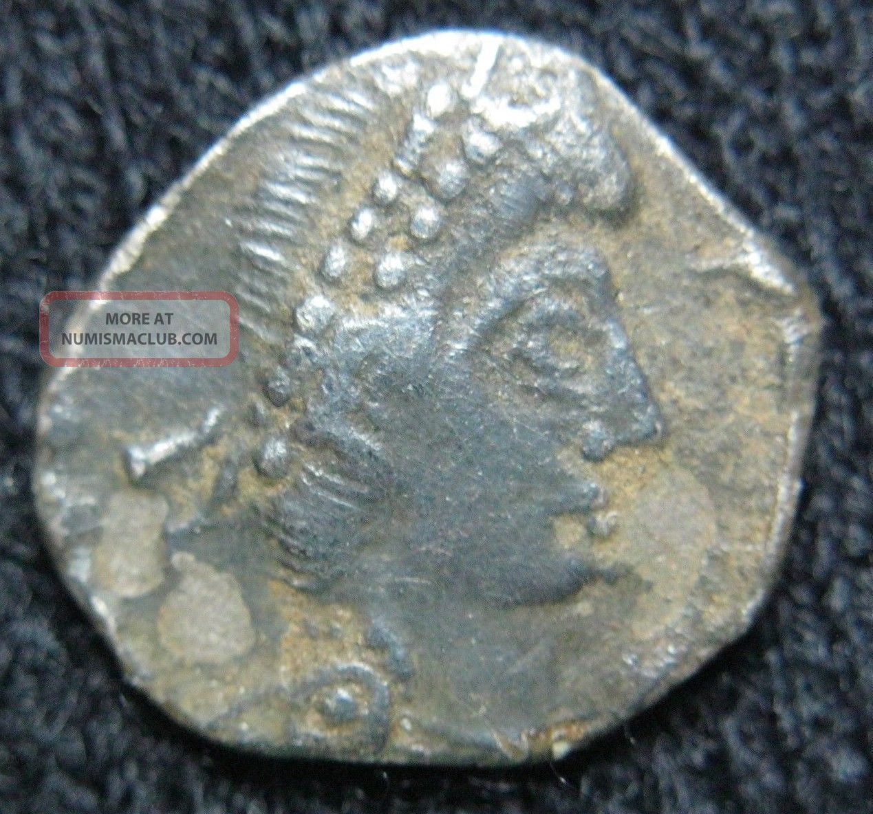 Silver Siliqua Clipped Probably Magnus Maximus / Roma Trier 383 - 388 ...