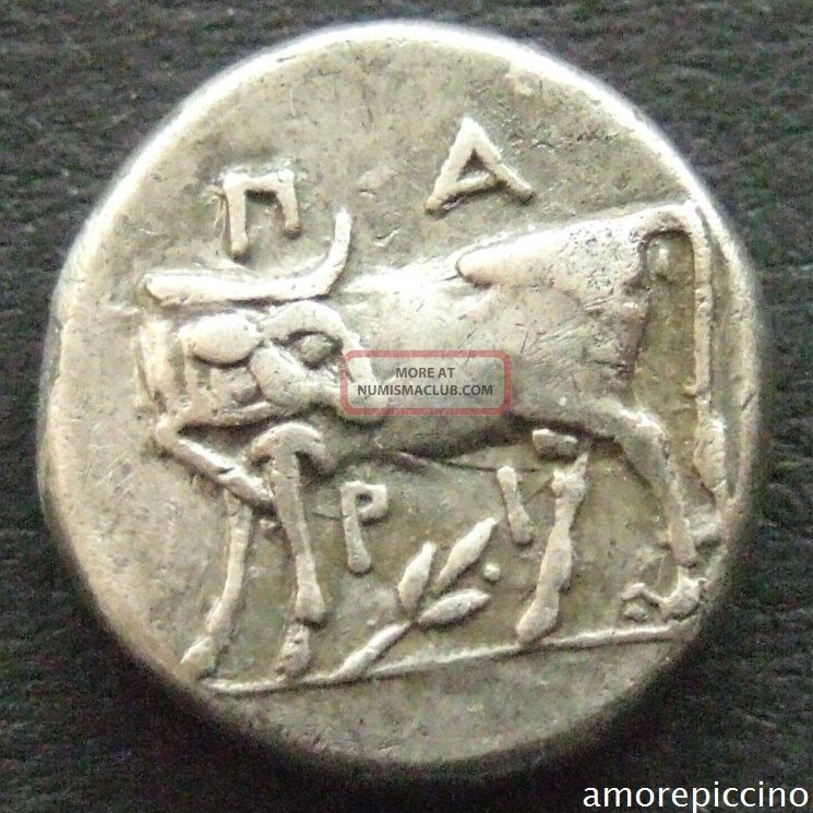 Mysia, Parion. Circa 4th Century Bc. Ar Hemidrachm.