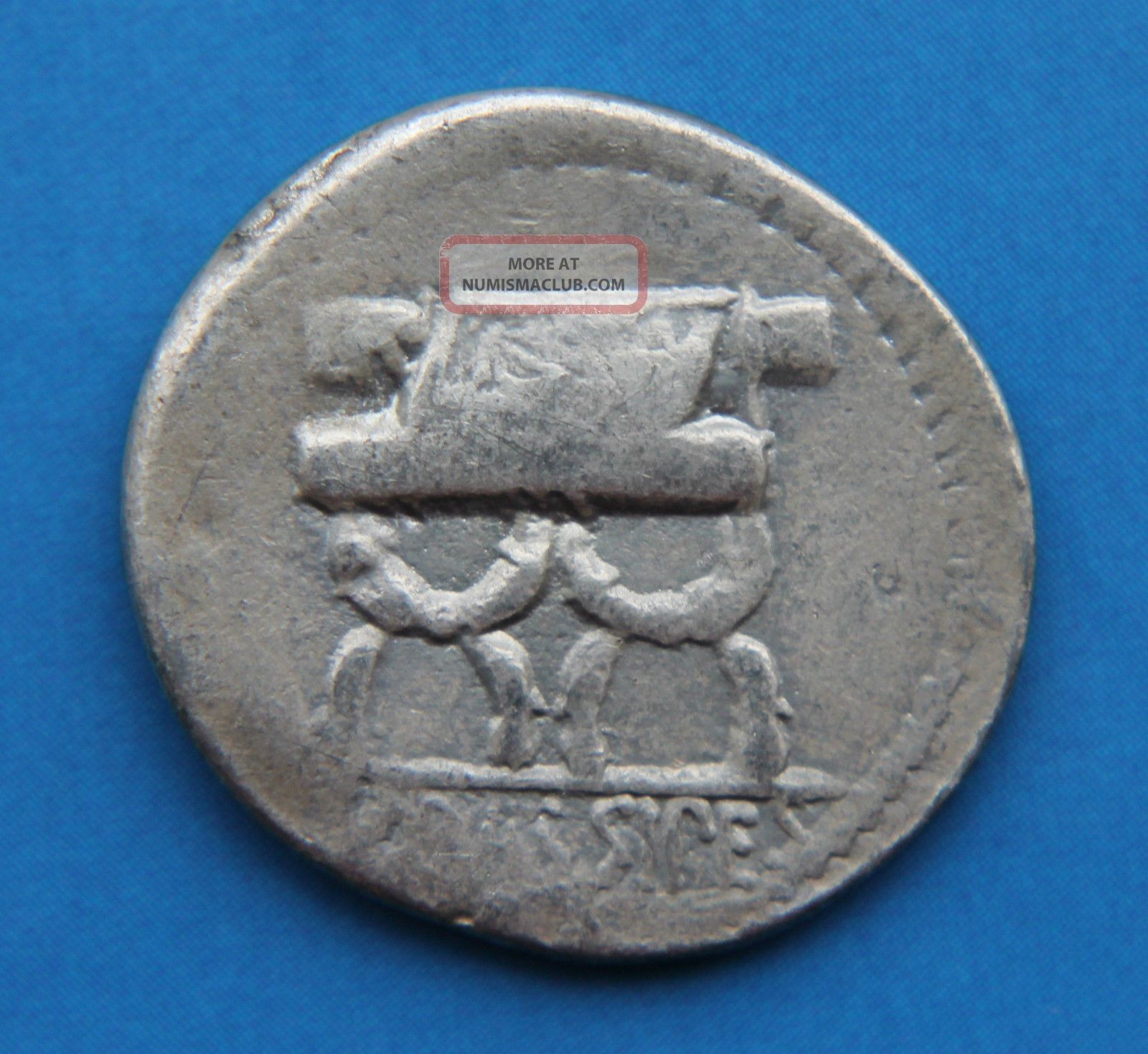 Ancient Roman Silver Republican Denarius Coin 3
