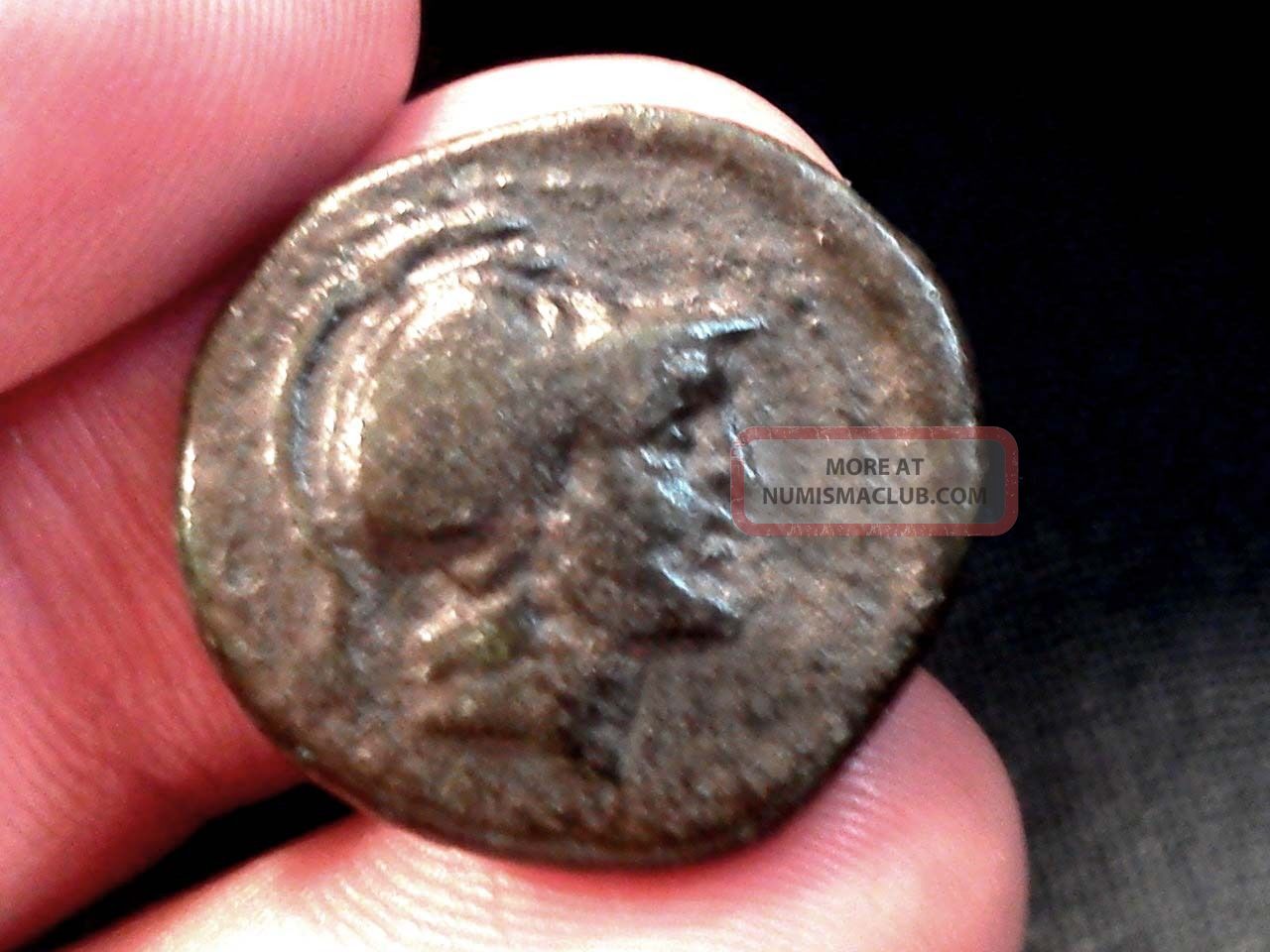 Sicily Syracuse Athena / Nike Standing Facing Wings Open, Sacrificing ...