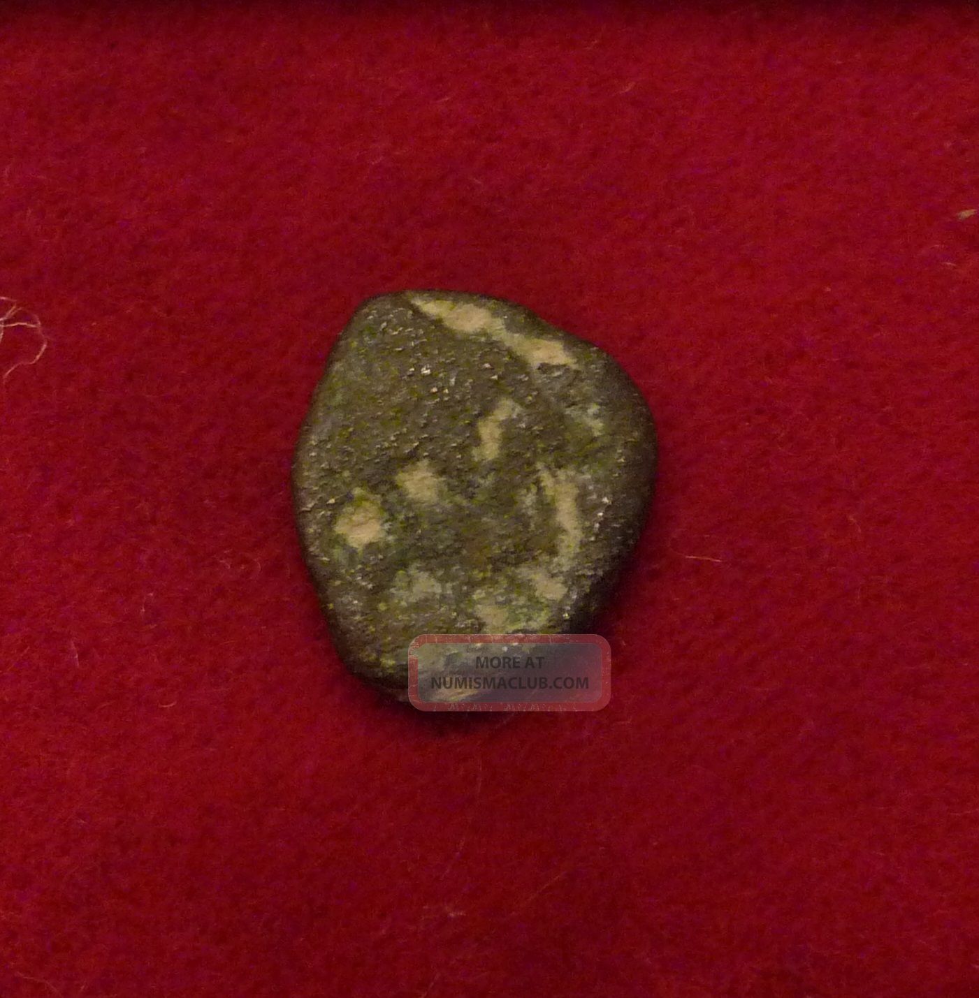 Nabataean Crudely Made Bronze Coin / Seal 2ndc Bc - 1stc Ad