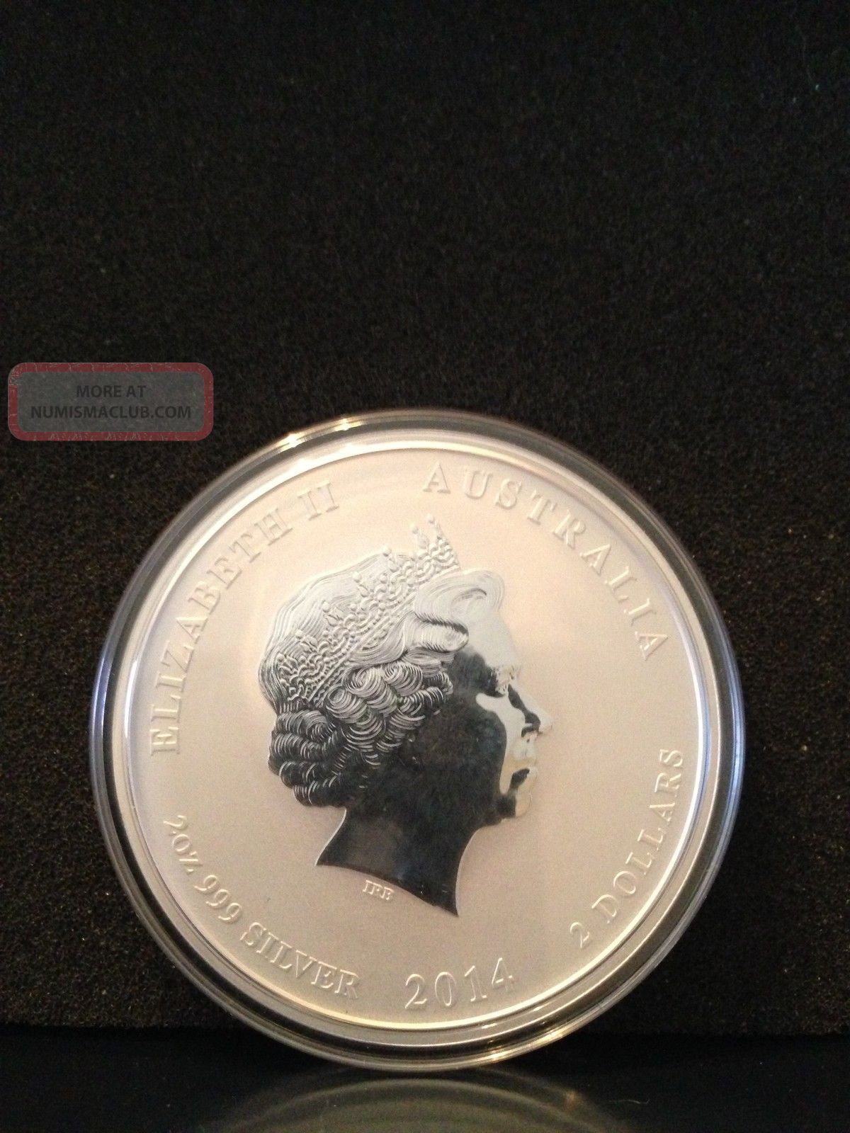 2014 2oz. Australian Year Of The Horse. 999 Fine Silver Coin