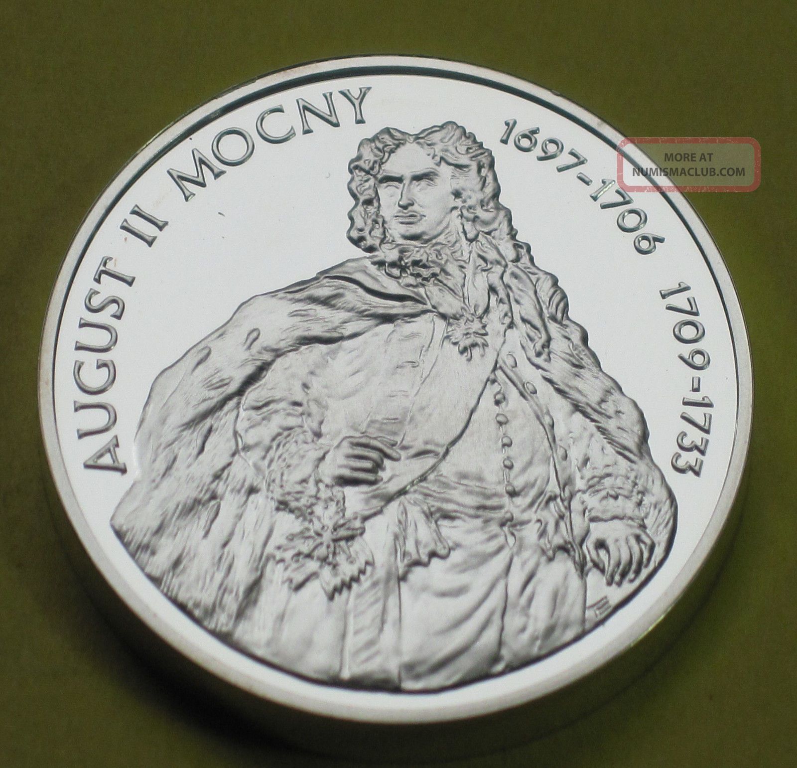 Silver Coin Of Poland - Polish King August Ii Mocny Ag