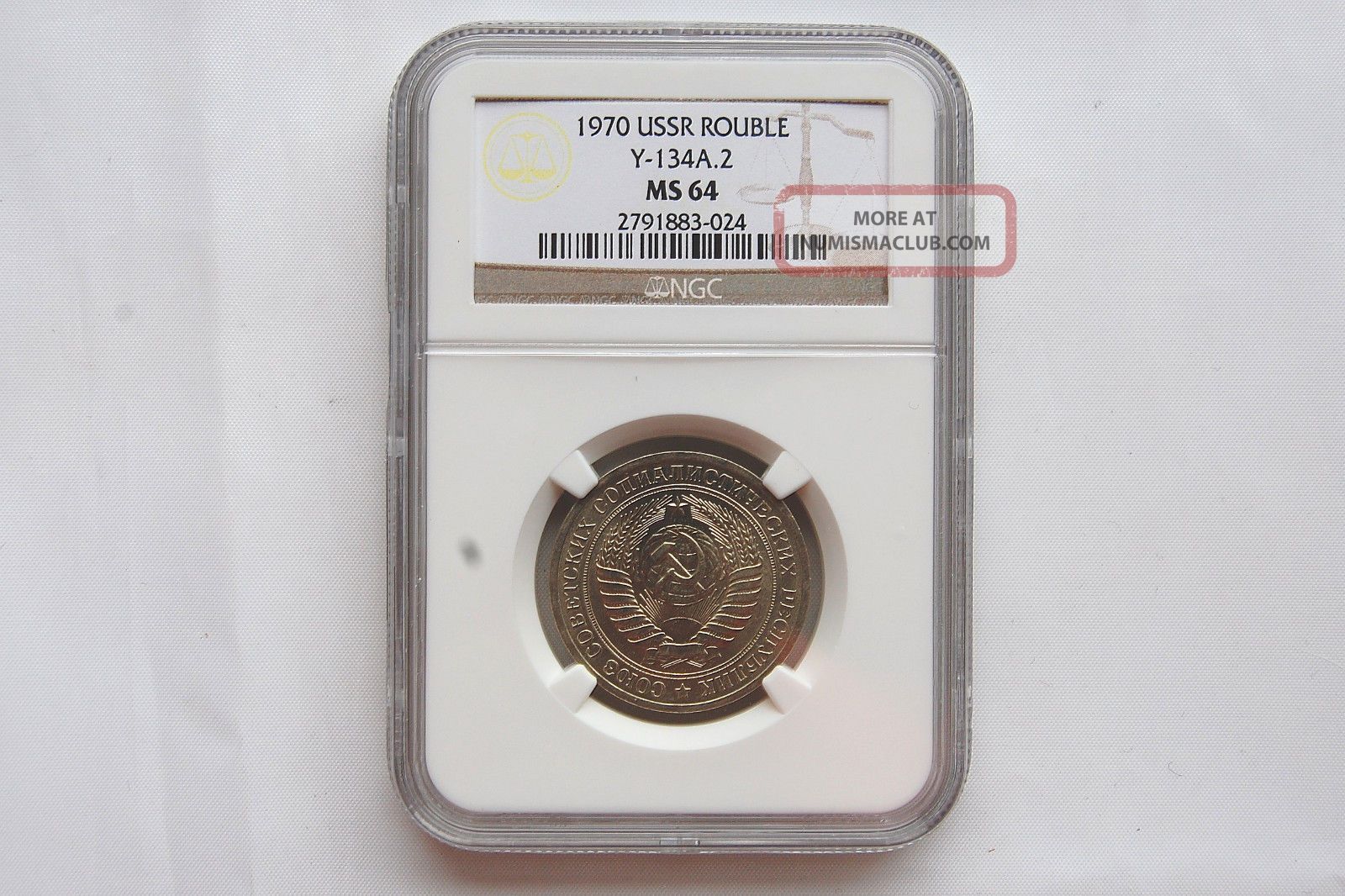 Russia 1 Rouble 1970 Ngc Ms 64