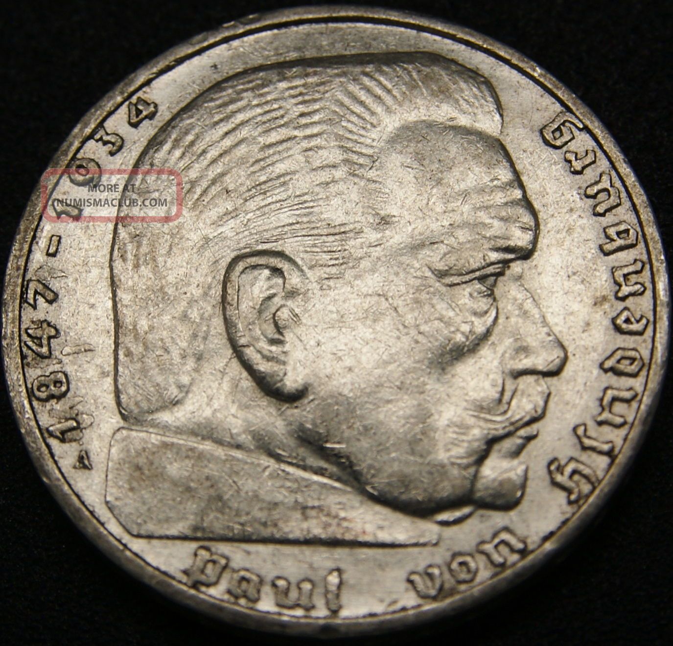 Third Reich Silver Coin 2 Reichsmark 1938 B
