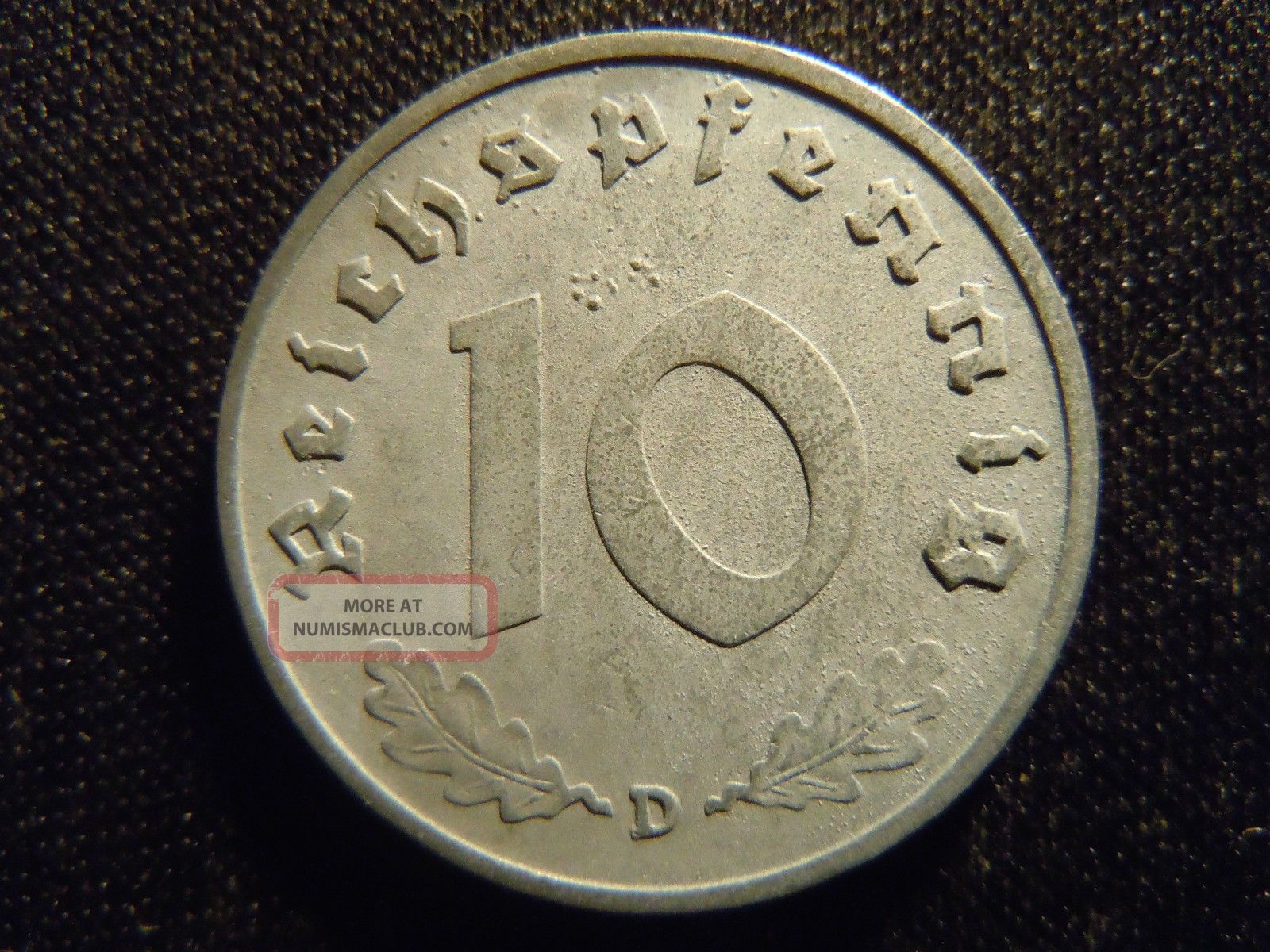 1940 - D - German - Ww2 - 10 - Reichspfennig - Germany - Nazi Coin ...