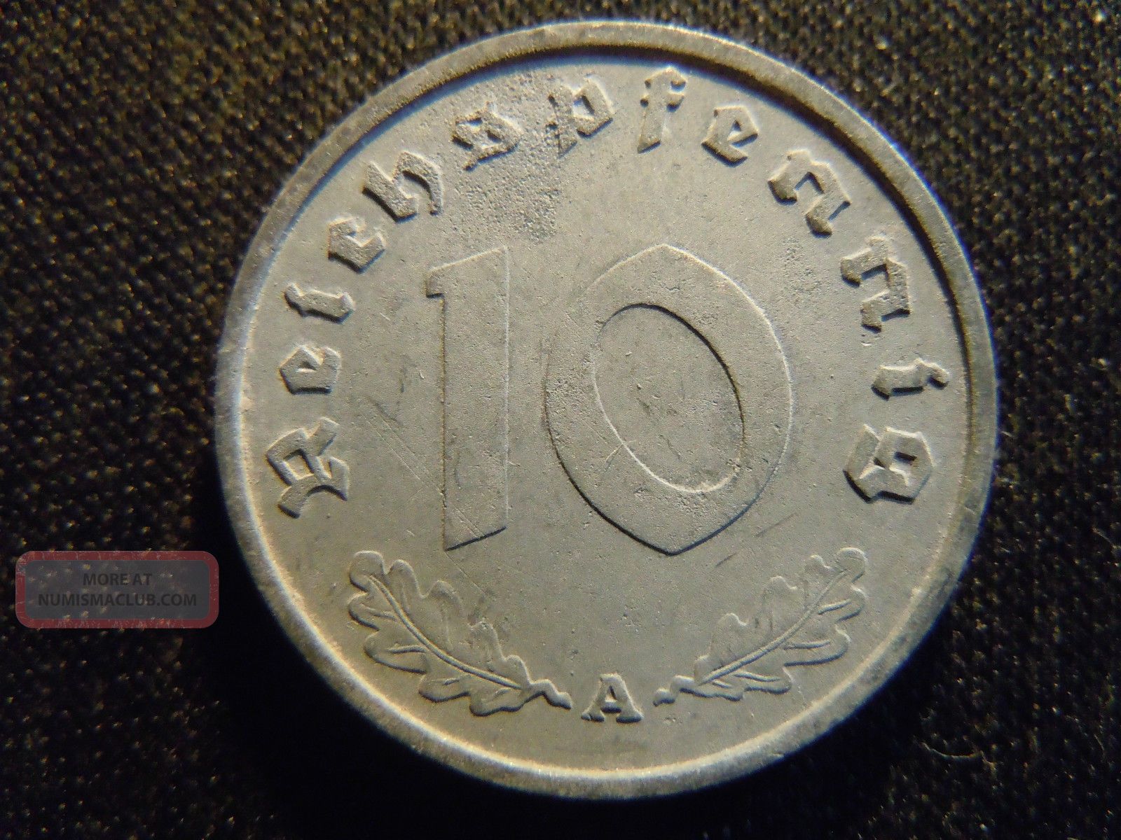 1940 - A - German - Ww2 - 10 - Reichspfennig - Germany - Nazi Coin ...