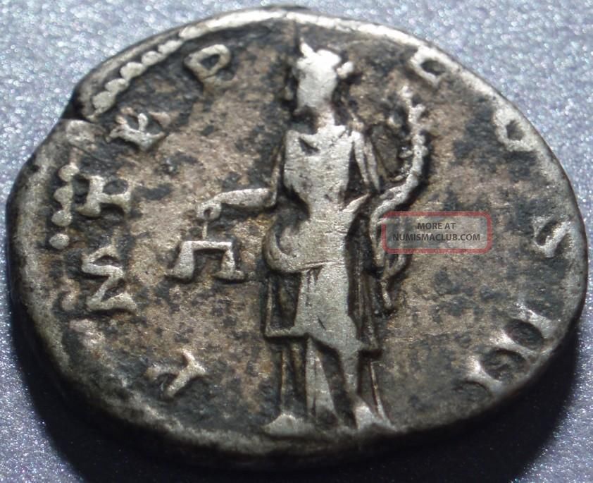 117 - 138 Ad Ancient Rome Silver Denarius, Emperor Hadrian Equitable ...