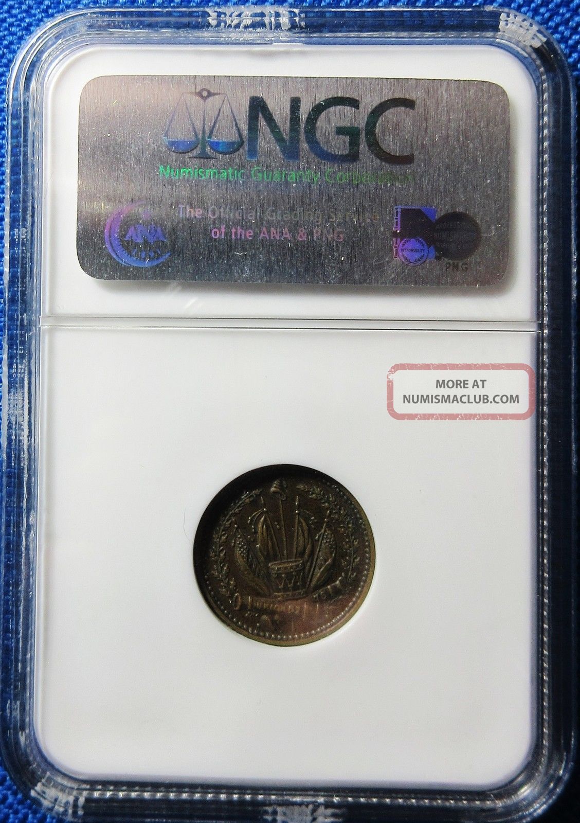 Ngc Certified Au 58 Bn 1863 Patriotic Civil War Token. Indian/crossed ...