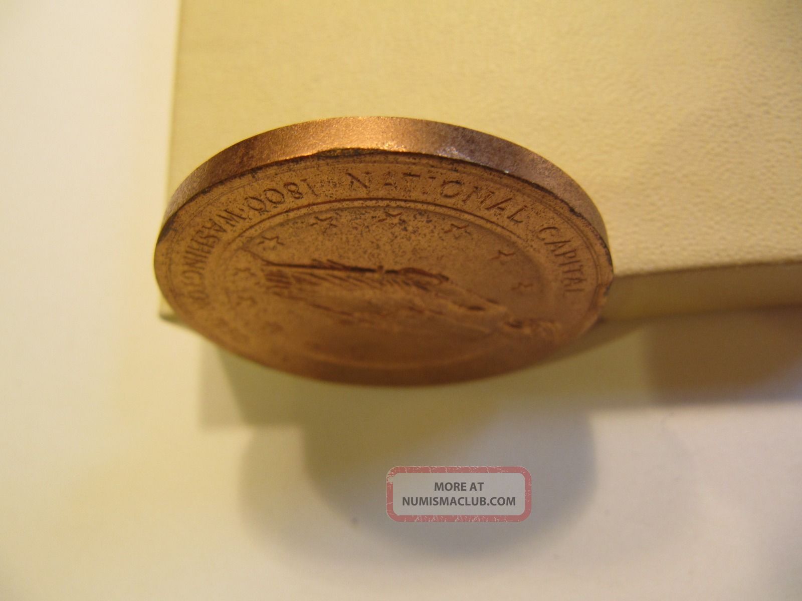 National Capital Sesquicentennial Copper Commemorative Medal