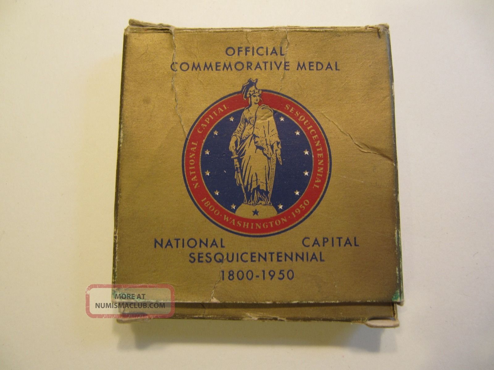 National Capital Sesquicentennial Copper Commemorative Medal