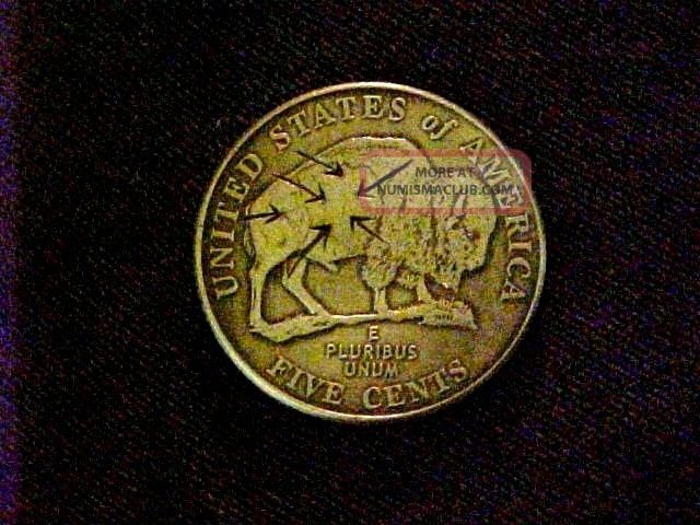 2005 P Jefferson Nickel Error? Multiple Speared Buffalo Fun Hobo Nickel 2005 P Jefferson Nickel Error? Multiple Speared Buffalo Fun Hobo Nickel