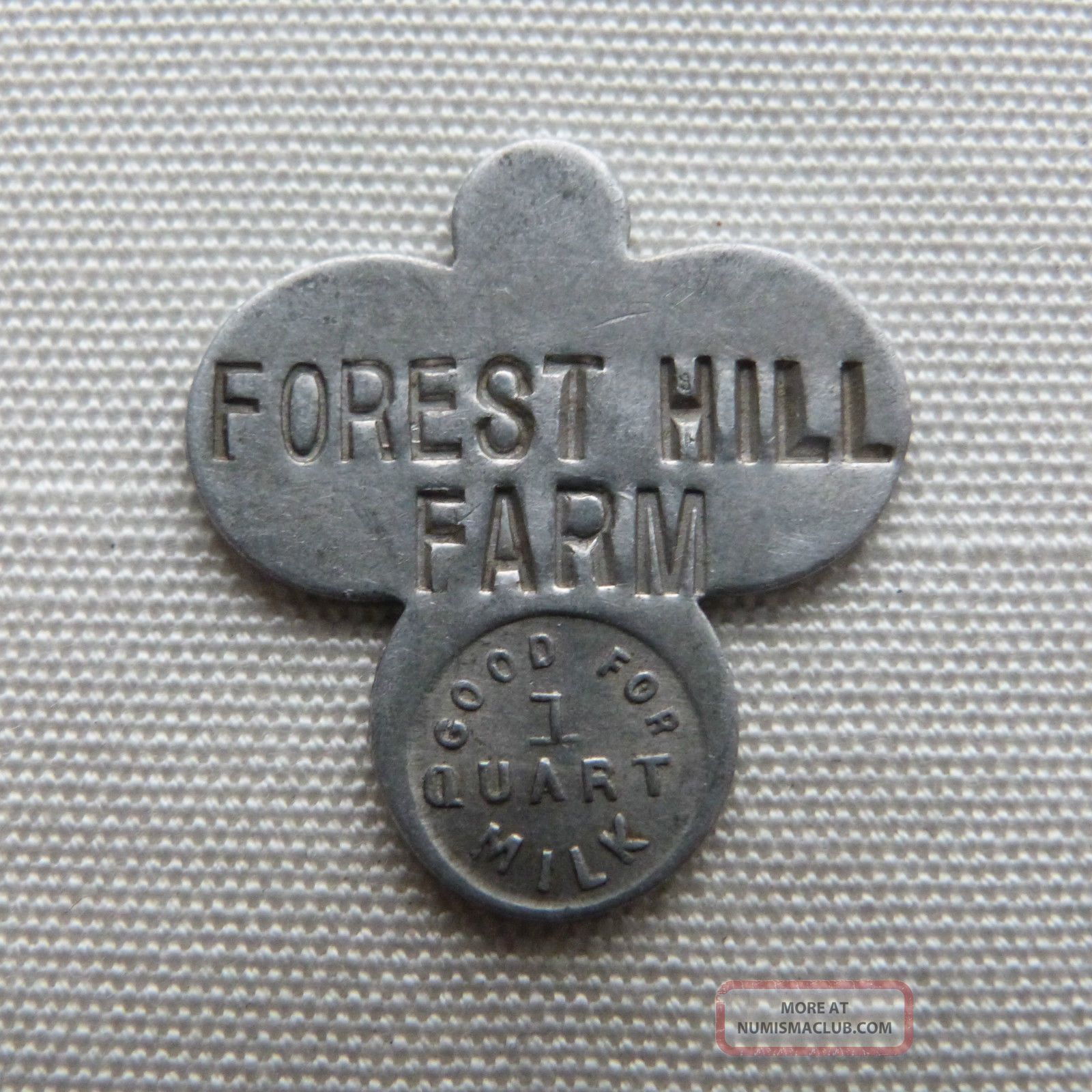 Forest Hill Farm St. Olaf California Or Memphis Tennessee ? Dairy Token