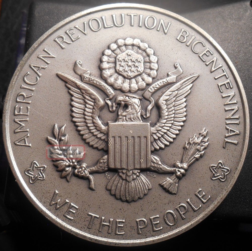 1976 3 In Us Silver National Bicentennial Medal By Frank Gasparro