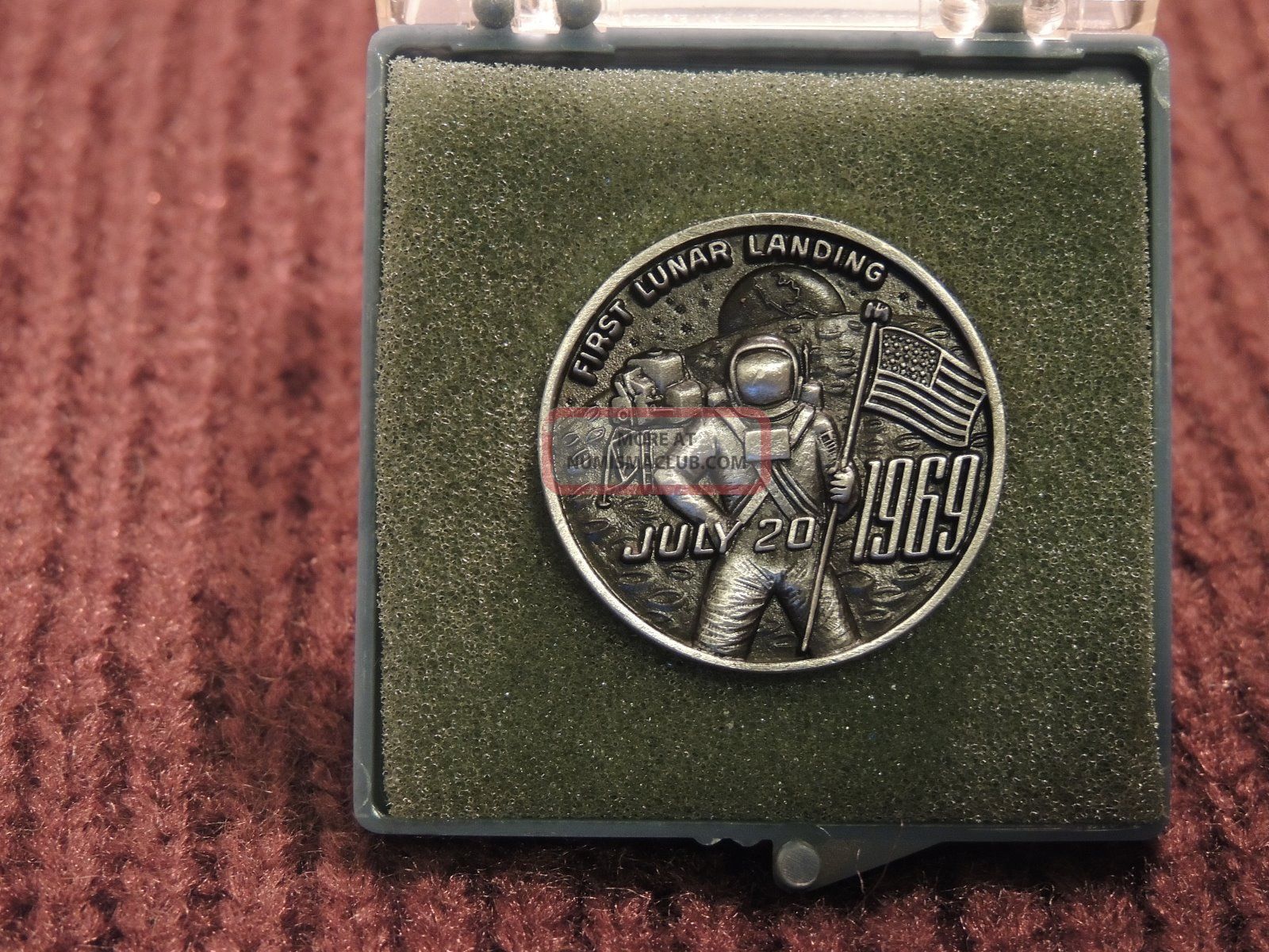 Apollo 11 1969 Nasa Lunar Landing Space Moon Balfour Medal Coin