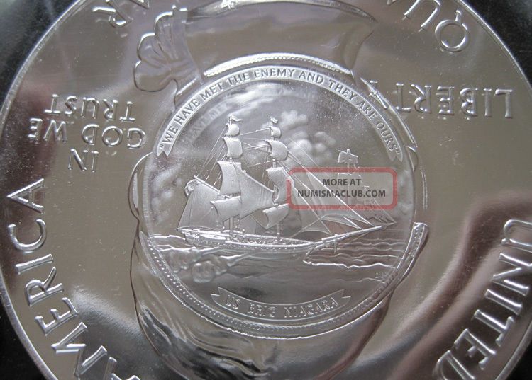 Daniel Carr 5 Oz. Silver Overstrike, Perry ' S Victory Centennial ...