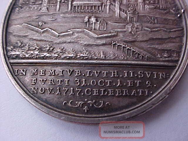 Silver Germany Silver Medal - Martin Luther 1717 - Reformation Anniversary