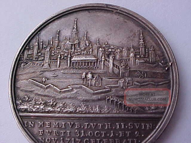 Silver Germany Silver Medal - Martin Luther 1717 - Reformation Anniversary