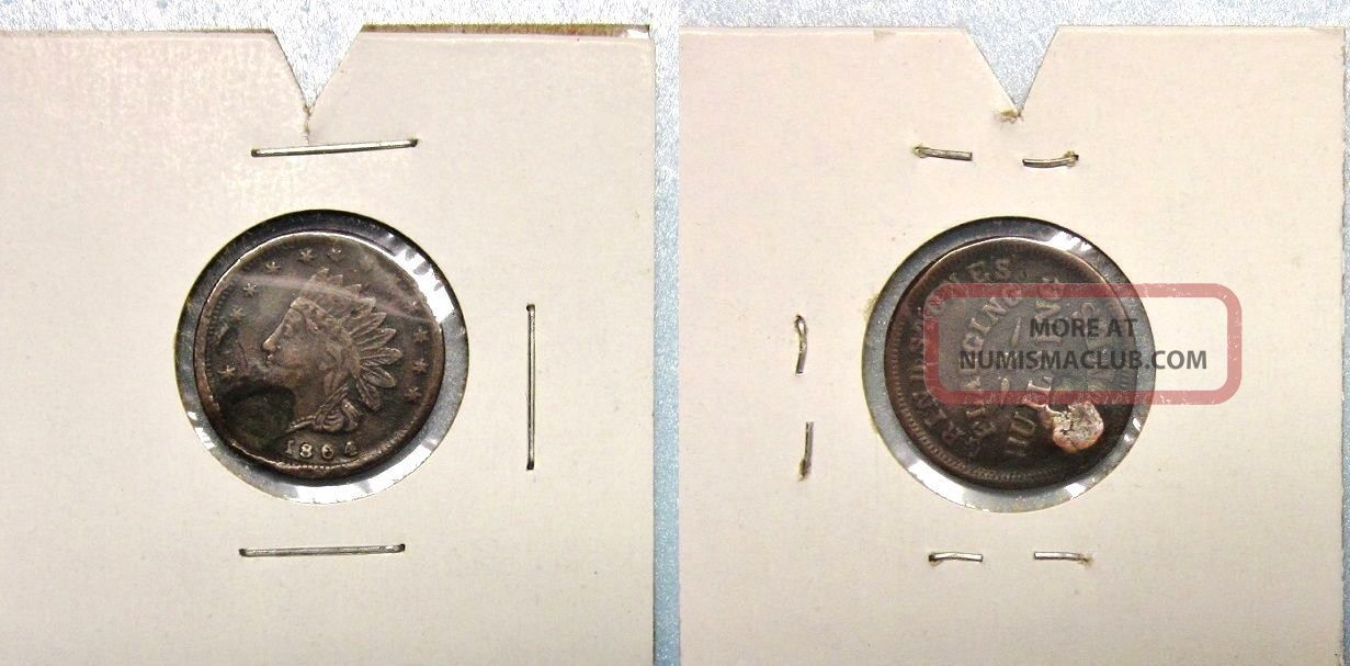 1864 Civil War Token Cwt W/ 90° Rotation Error - Grind Stones ...