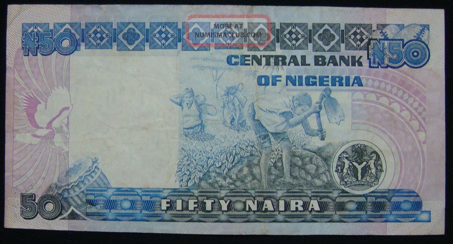 Nigeria 50 Naira, Nd 1991, Pick27c