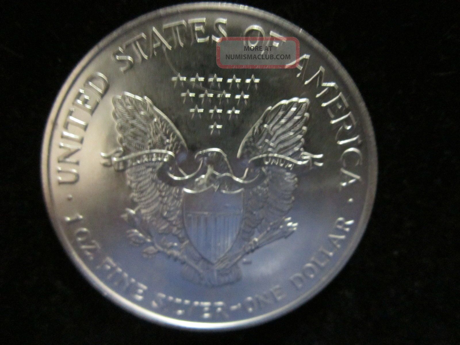 1996 American Silver Eagle 1 Oz. 999 Fine Key Date Unc