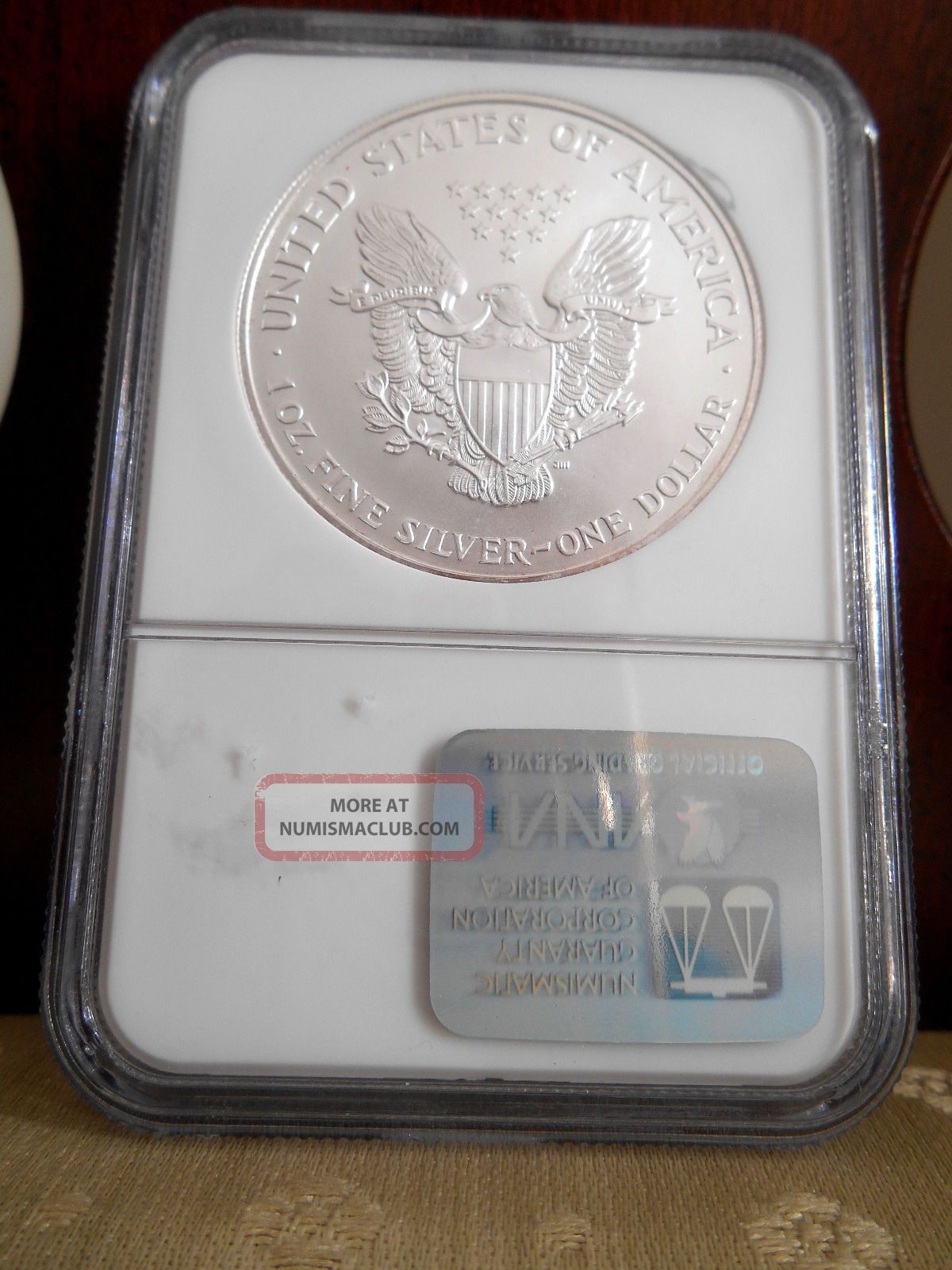 1998 American Silver Eagle Ngc Graded Ms 68. 1 Oz. 999 Silver Us ...