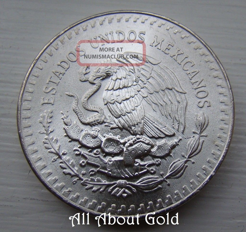 1985 Silver Coin 1 Troy Oz Mexico Libertad. 999 Fine Winged Victoria ...