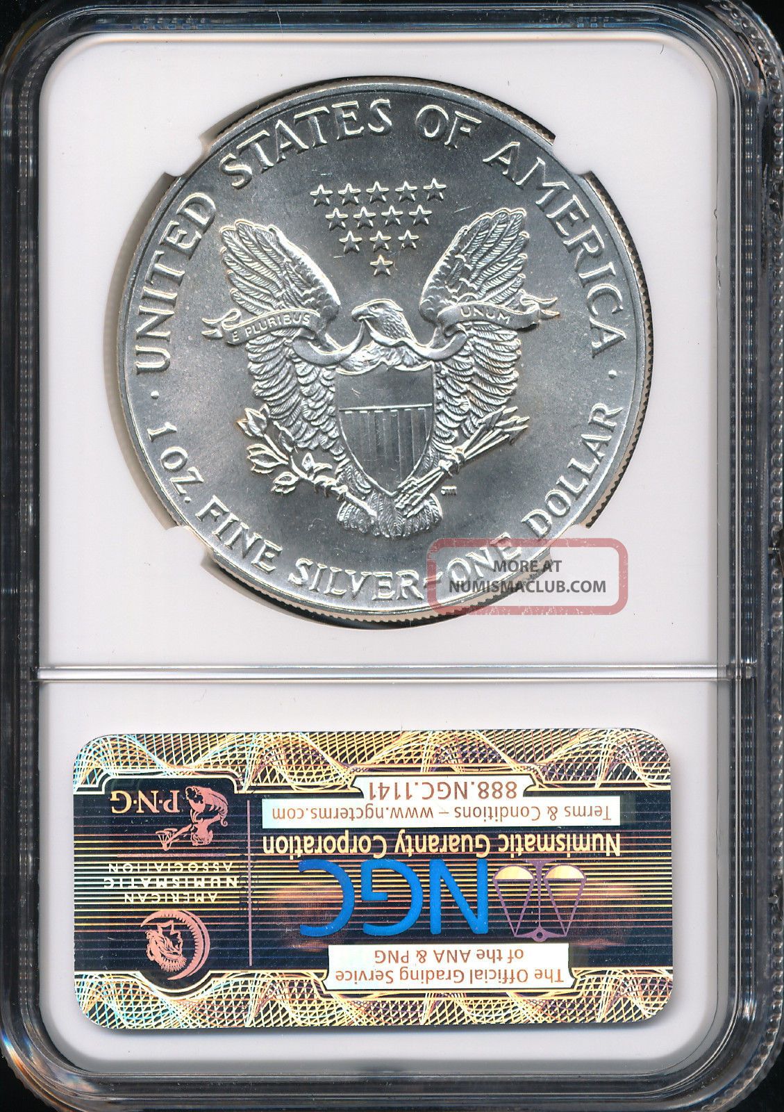 1988 Silver American Eagle Coin Ngc Ms 69 Aeg1662
