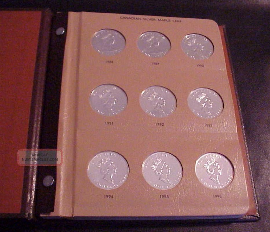 1988 - 2004 Canadian Silver Maples With Dansco Album