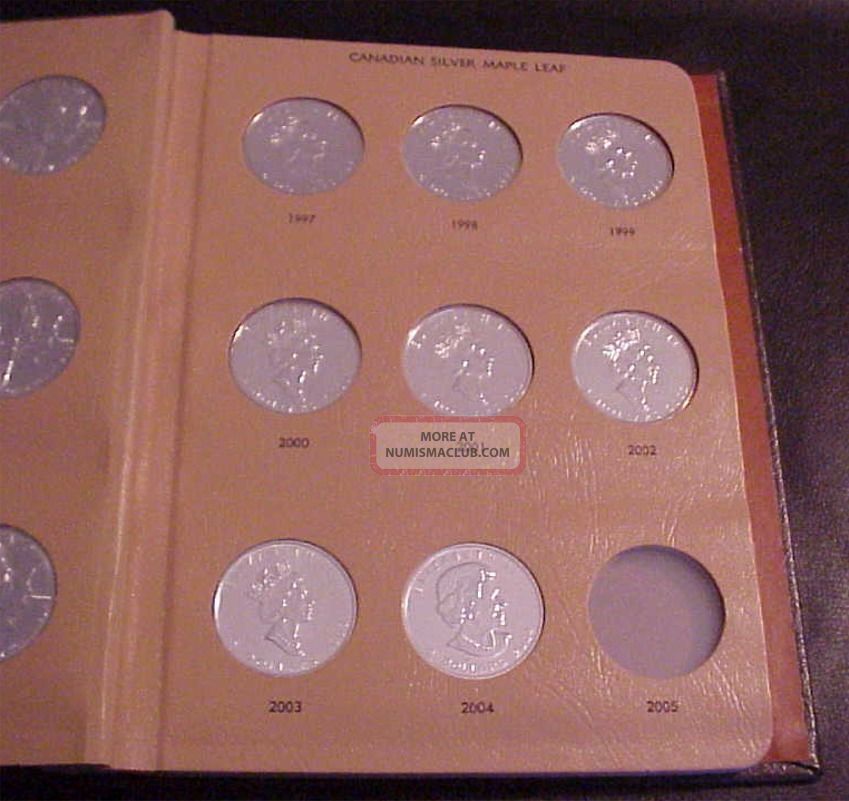 1988 - 2004 Canadian Silver Maples With Dansco Album