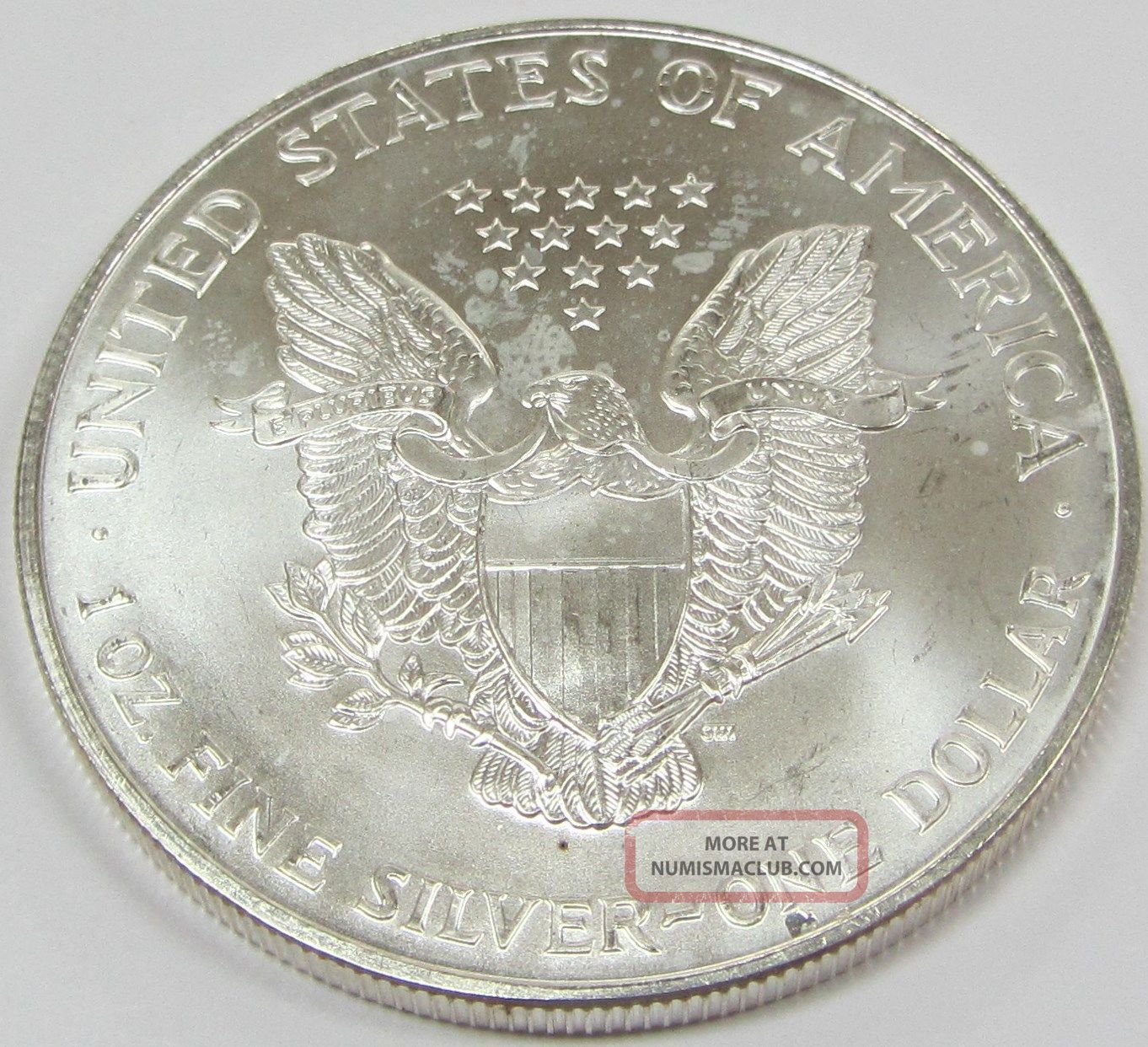 1996 American Silver Eagle 1 Oz. Fine Silver Key Date Coin - 5
