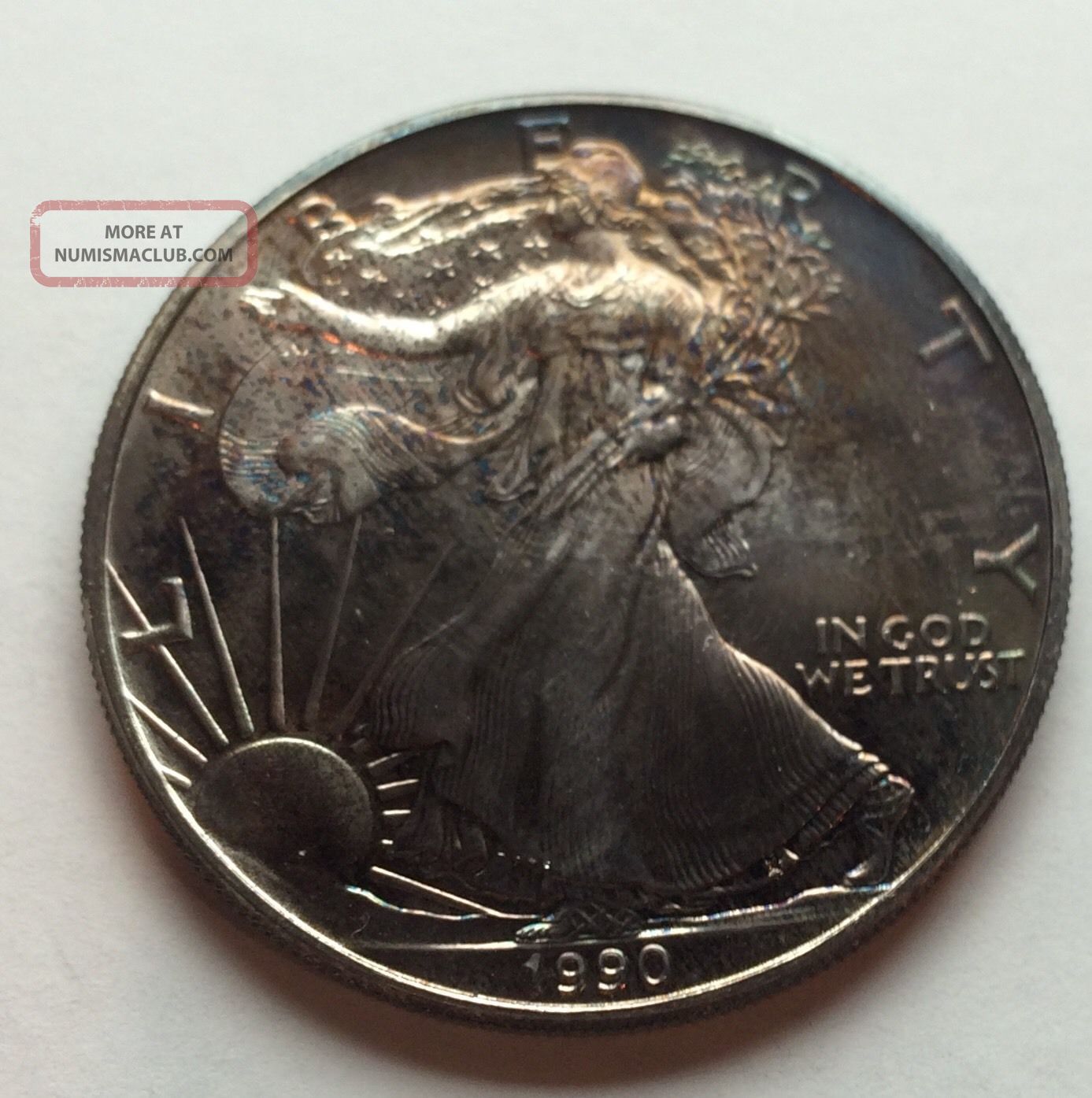 1990 American Silver Eagle - 1 Troy Oz. 999 Fine Silver - H1864