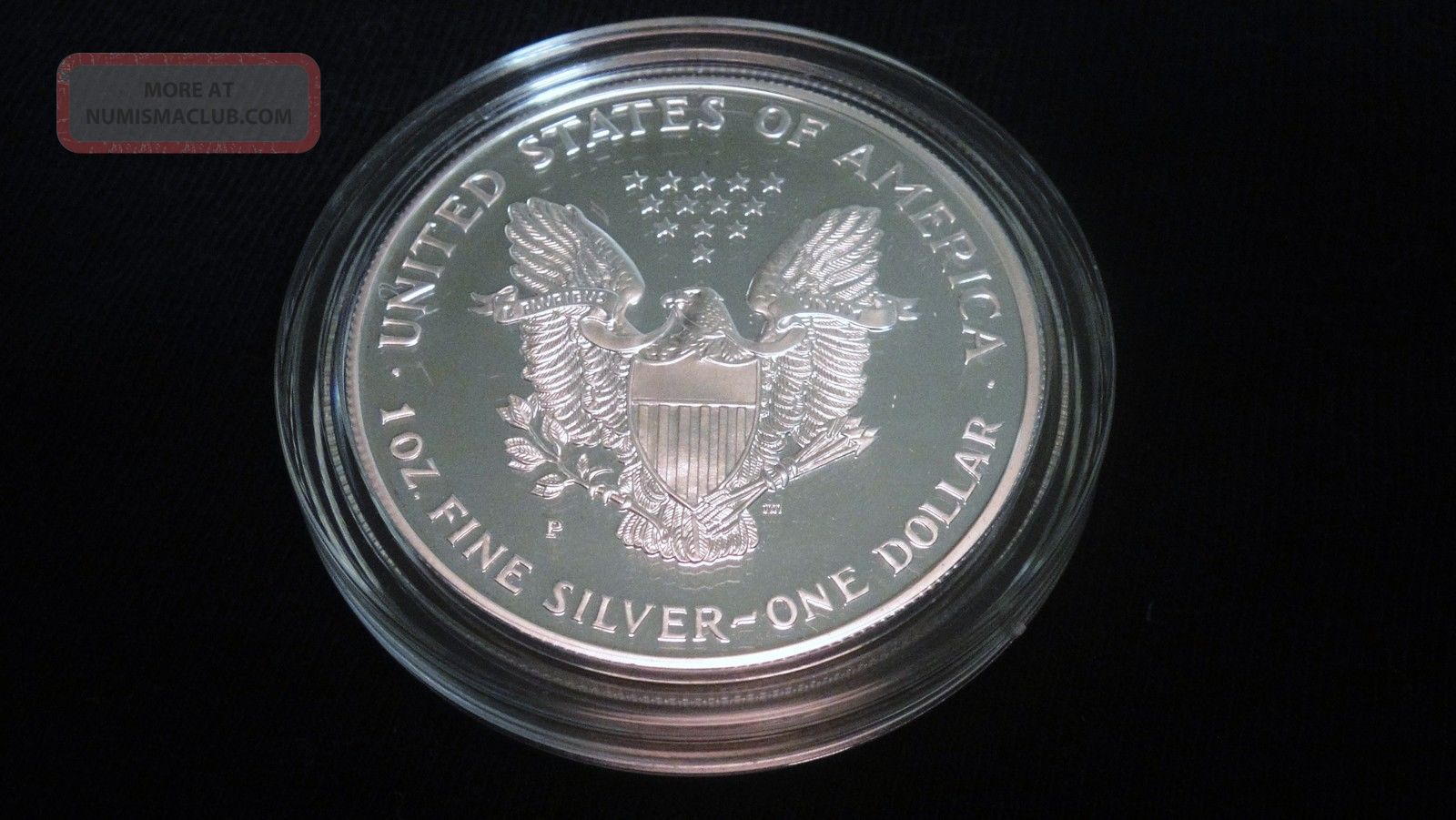 1998 P Silver Eagle One Oz. Proof Silver Bullion Coin