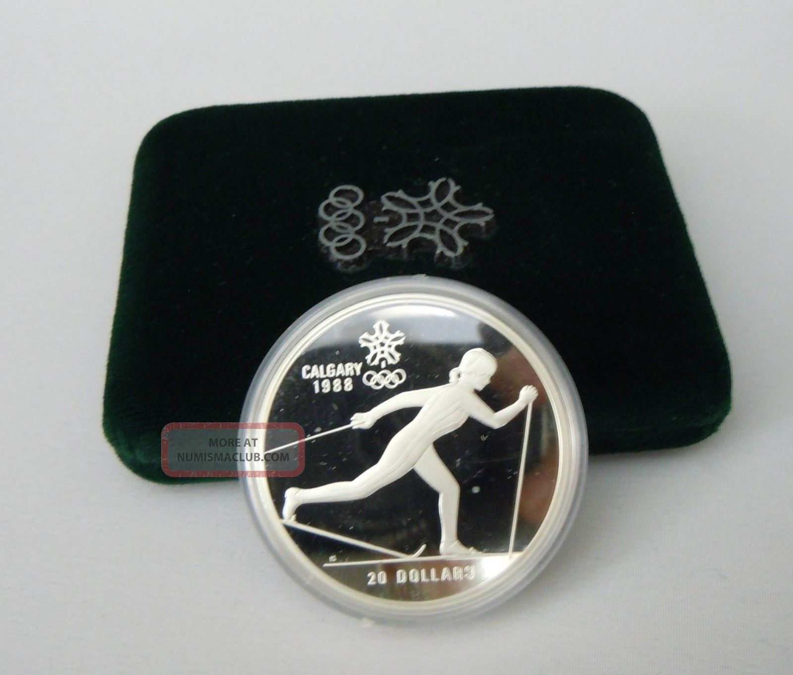 1988 Canada - Proof Silver Commemorative $20. 00 Coin - 1988 Calgary ...