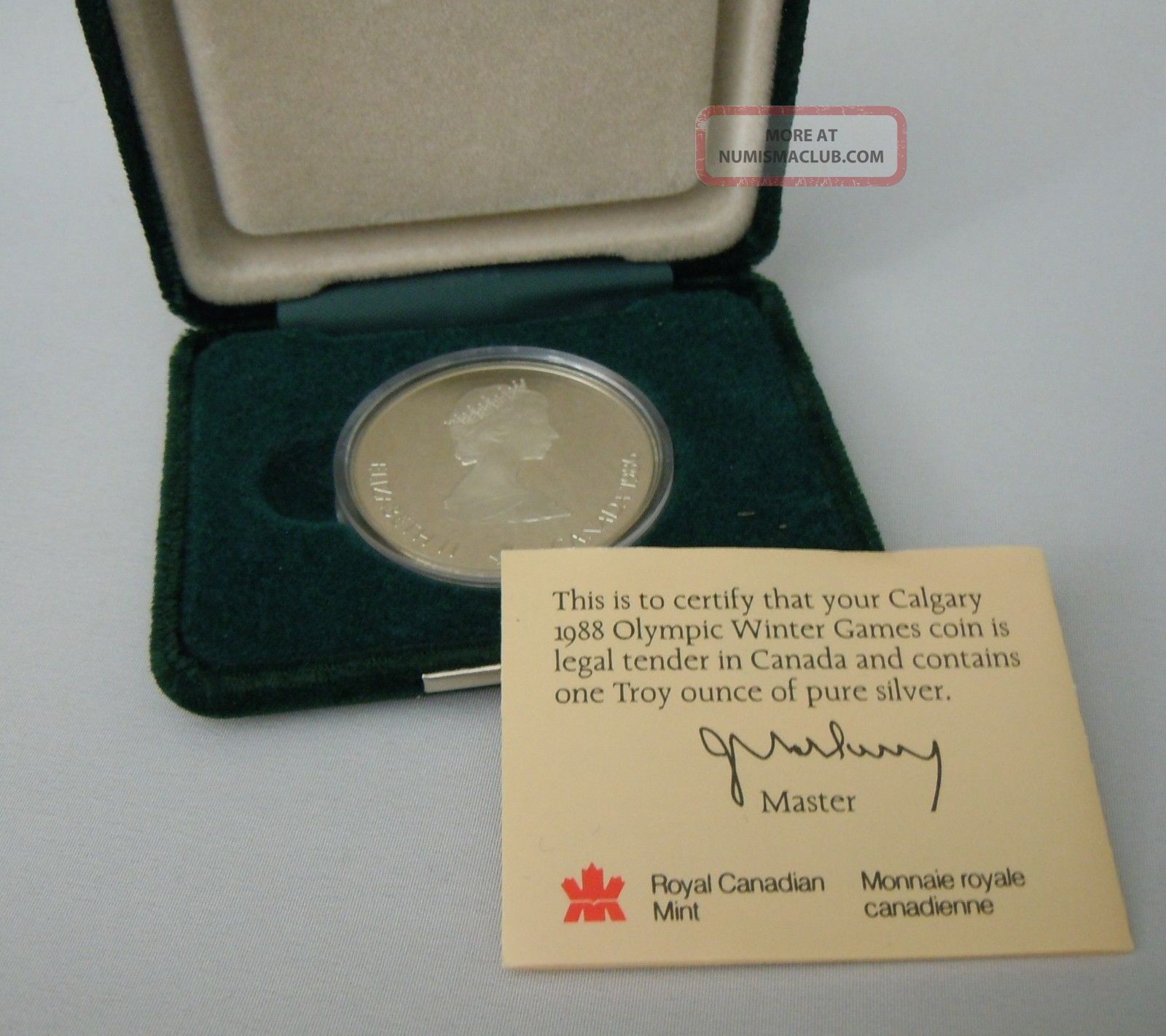 1988 Canada - Proof Silver Commemorative $20. 00 Coin - 1988 Calgary ...