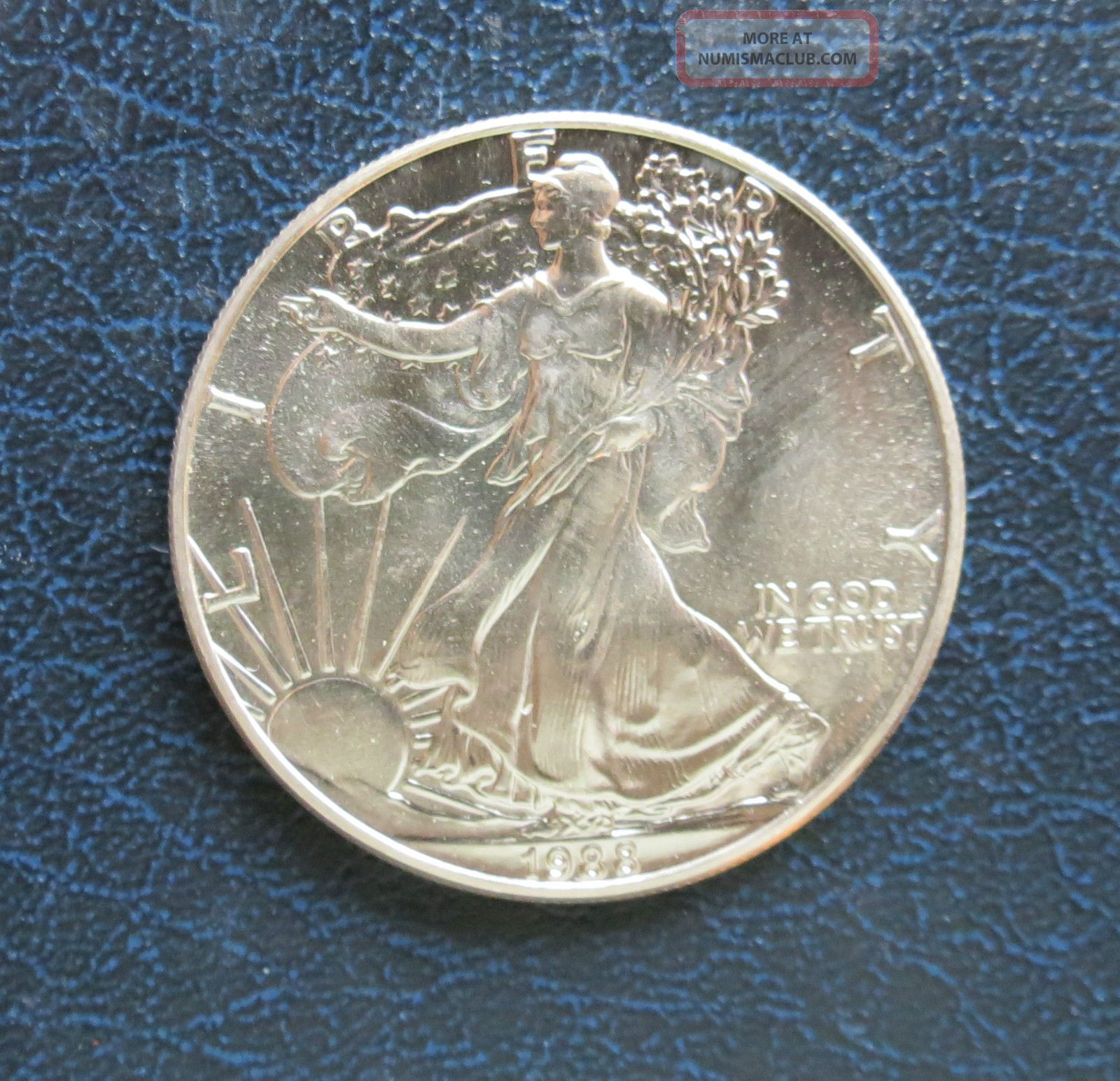 1988 1 Oz Silver American Eagle. 999 Unc
