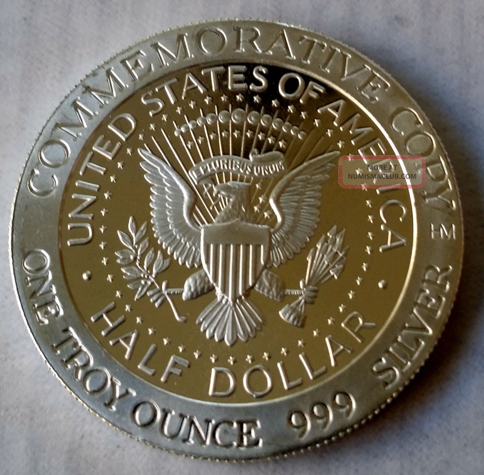 John F. Kennedy Silver Bullion Round - - - - 1 Oz/31. 1 Grams. 999