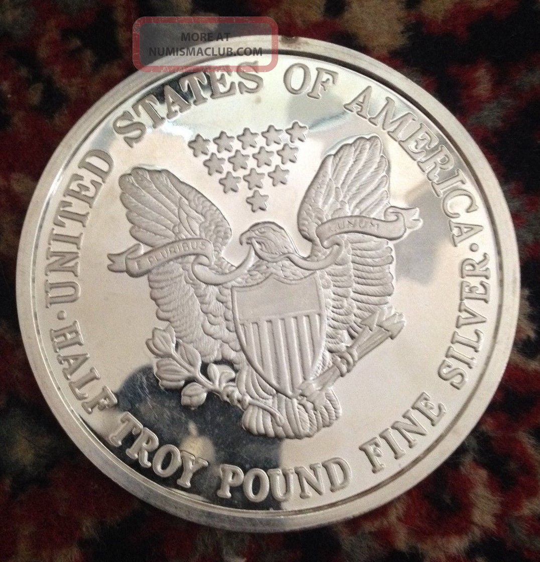 1 Half Troy Pound 2000 Walking Liberty 999 Fine Silver Round 6 Troy 1-half-troy-pound-2000-walking-liberty-999-fine-silver-round-6-troy