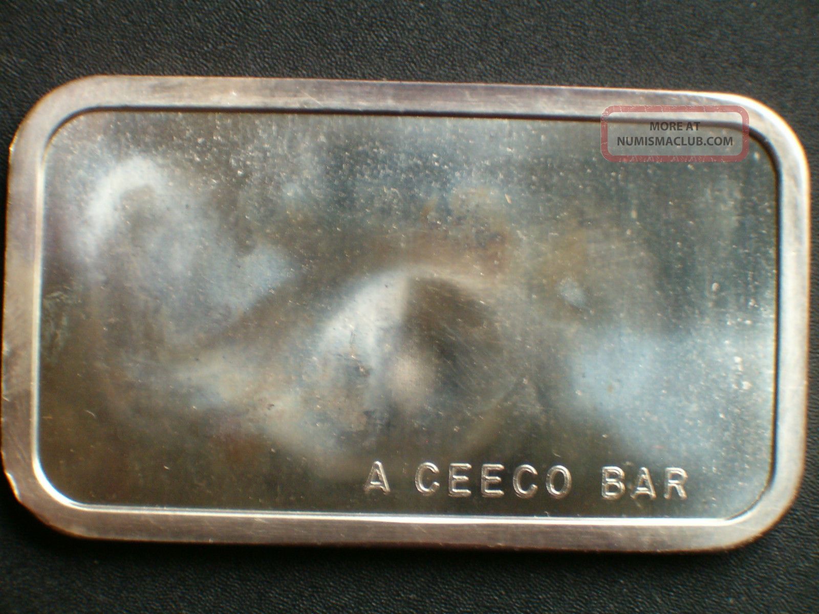 Season ' S Greetings 1973 - 1974 -. 999 Silver Art Bar - 1 Oz. - Ceeco