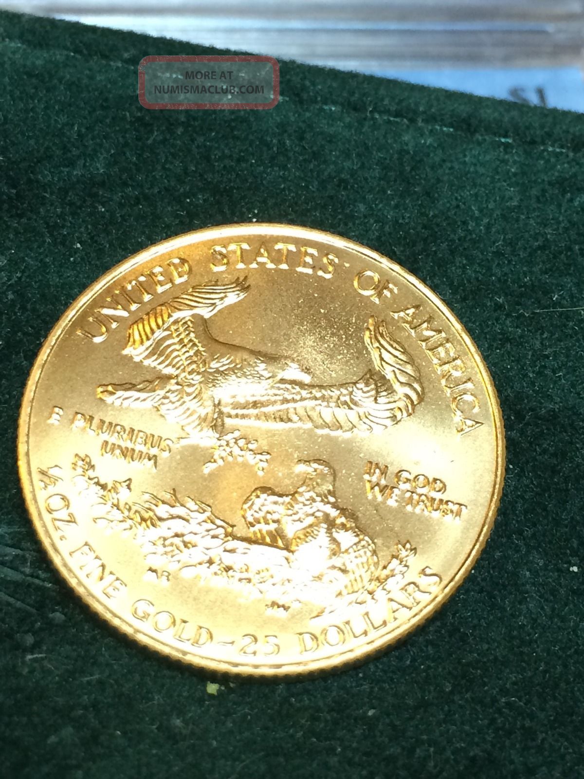 1996 American Eagle 1/2oz 999 Fine 25 Dollar Gold Coin